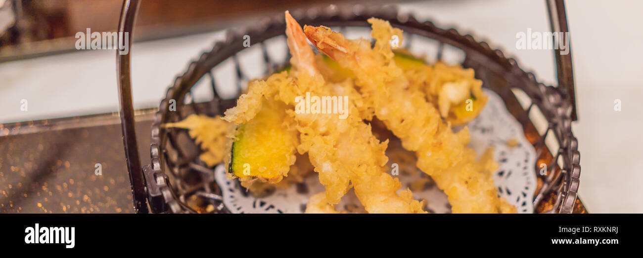 Japanese bento set. Food at a Japanese restaurant. BANNER, LONG FORMAT ...