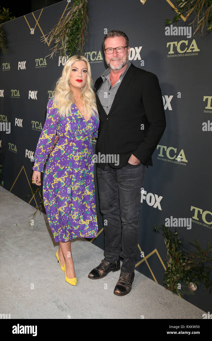 FOX TCA All-Star Party at the Fig House Featuring: Tori Spelling, Dean ...