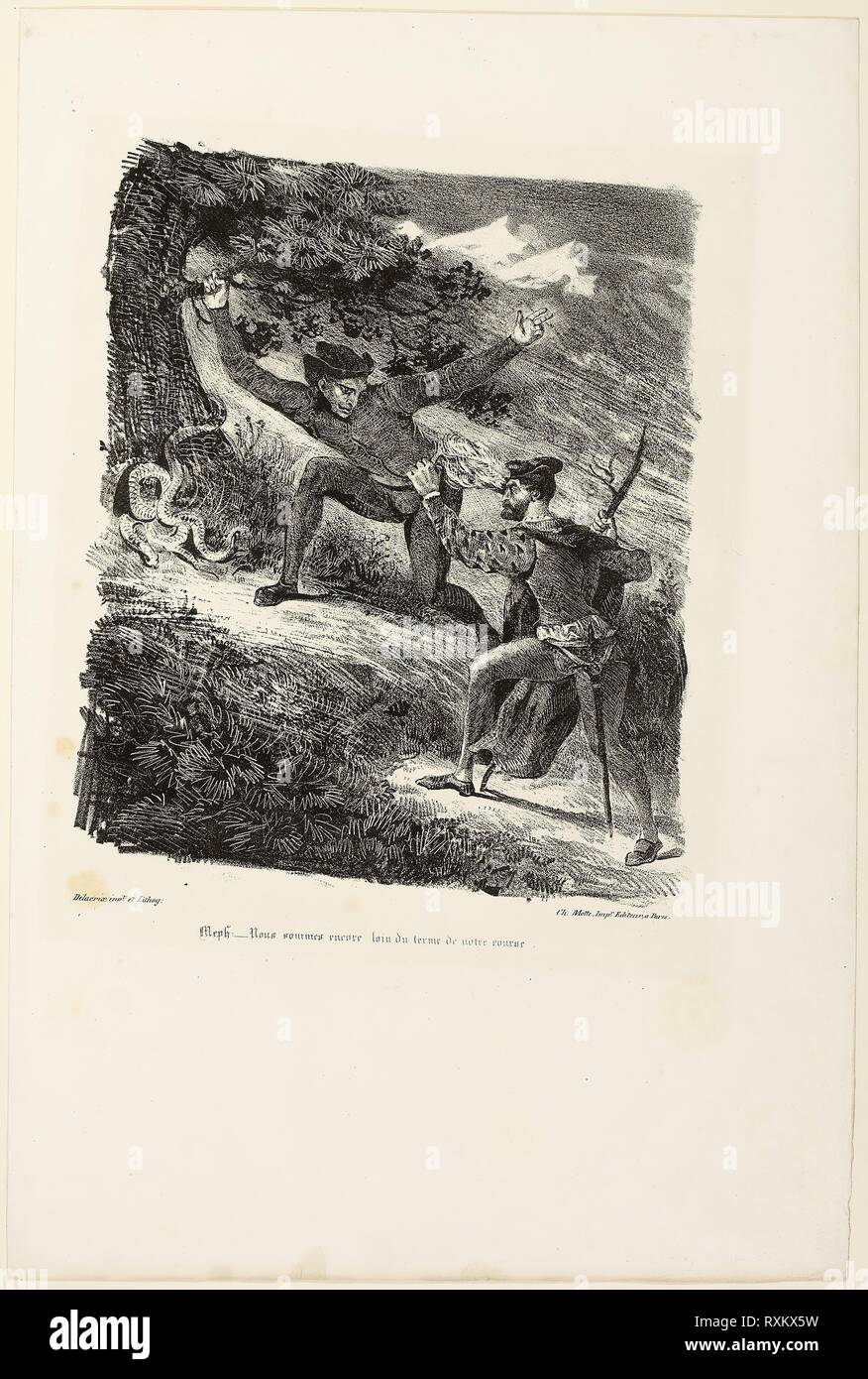 Faust book illustration hi-res stock photography and images - Alamy