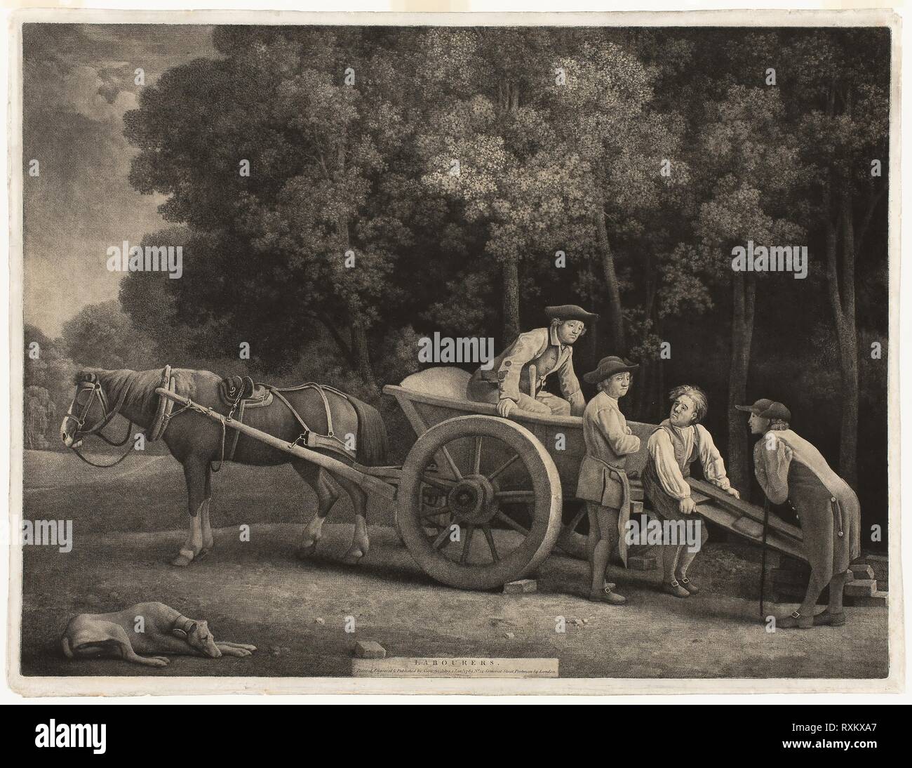 Etching with stipple and roulette hi-res stock photography and images ...