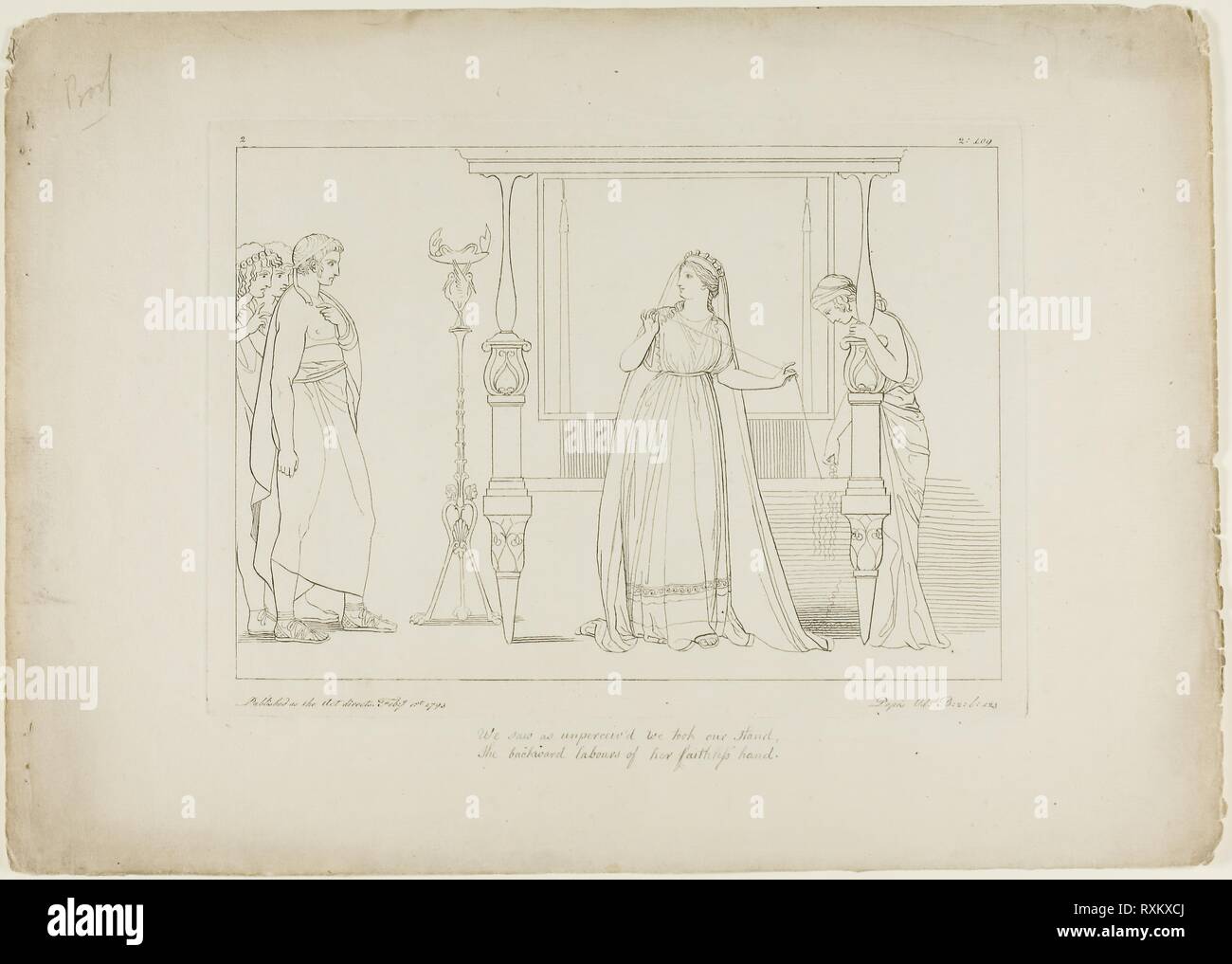 Illustration to Pope's Odyssey. Tommaso Piroli; Italian, c. 1752-1824 ...