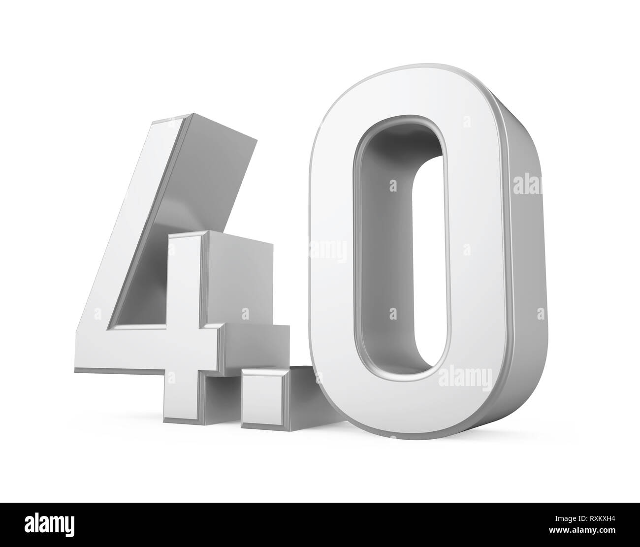 Industry 4.0 Sign Isolated Stock Photo - Alamy