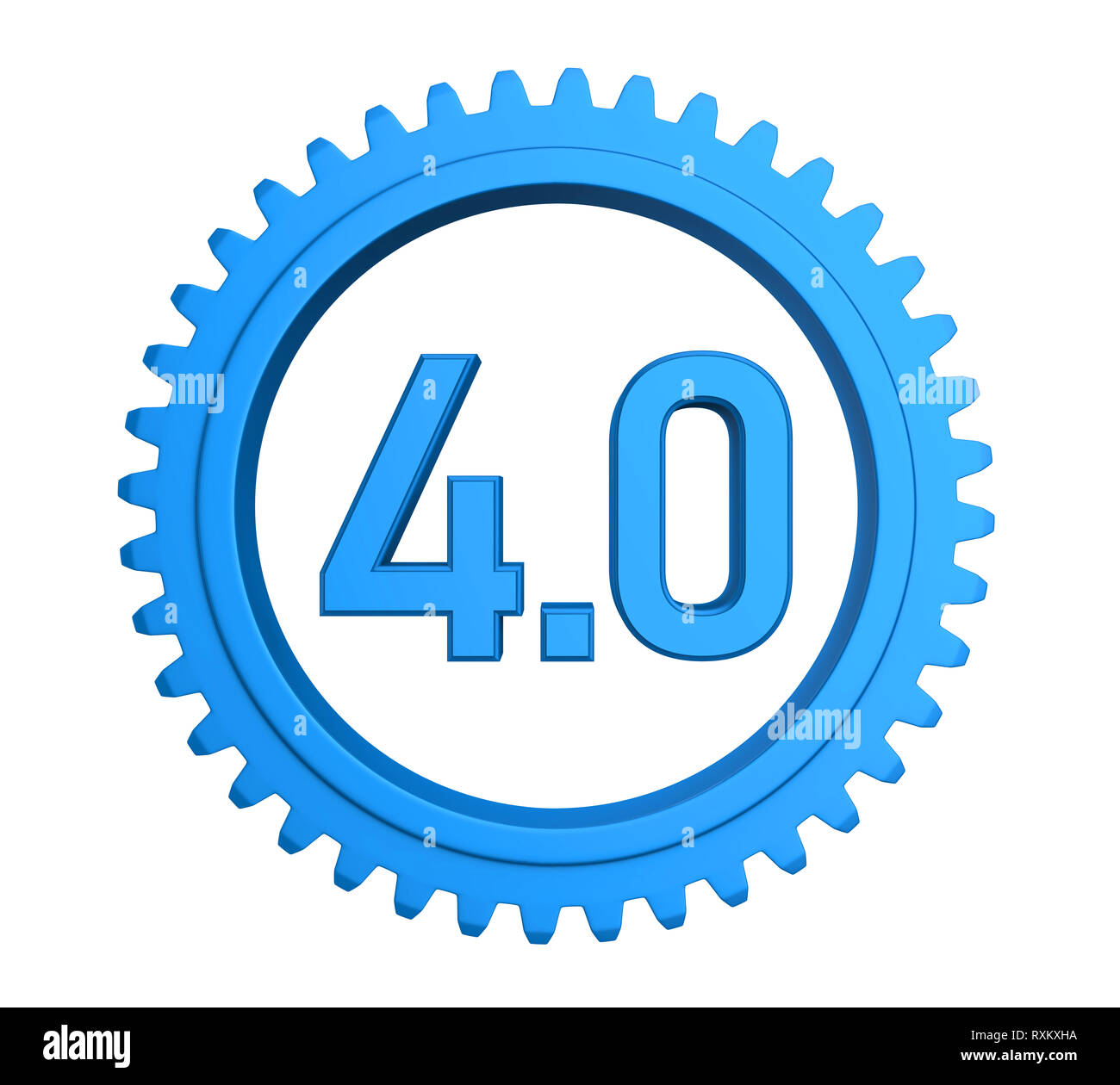 Industry 4.0 Sign Isolated Stock Photo - Alamy