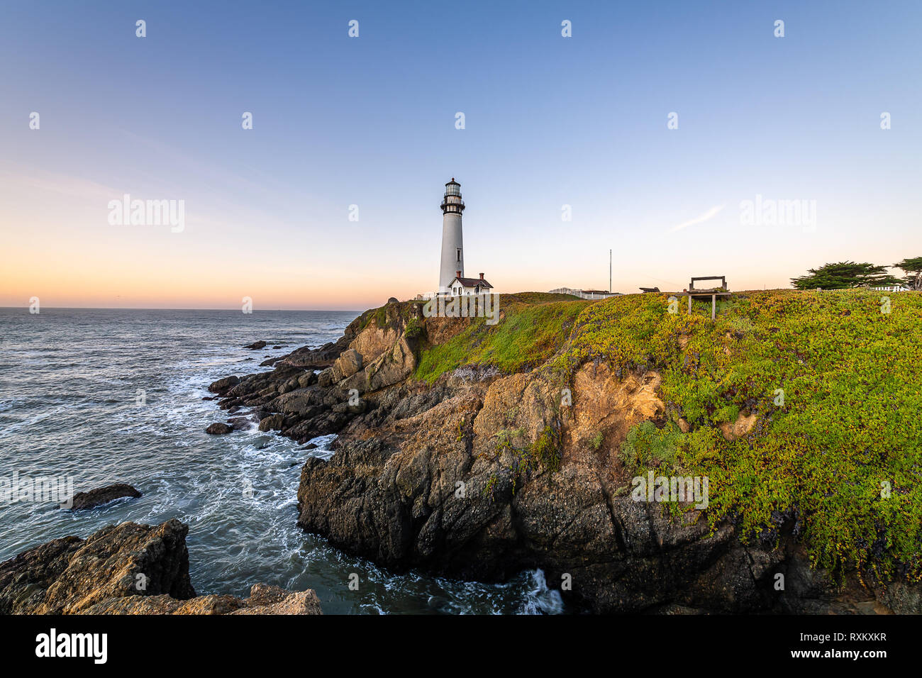 Pigeon point lighthouse station state historic park hi-res stock ...