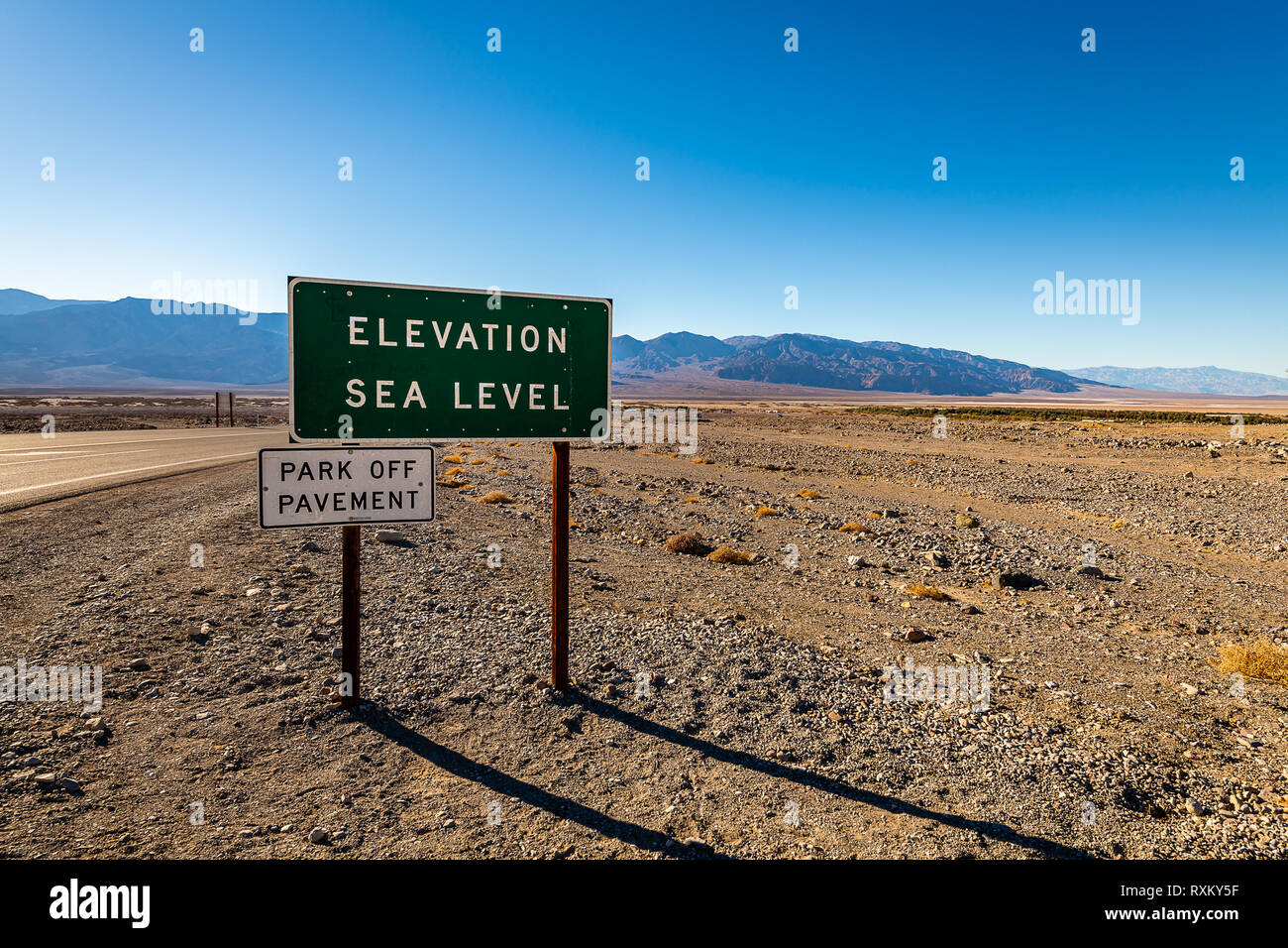 Death valley elevation hi-res stock photography and images - Alamy