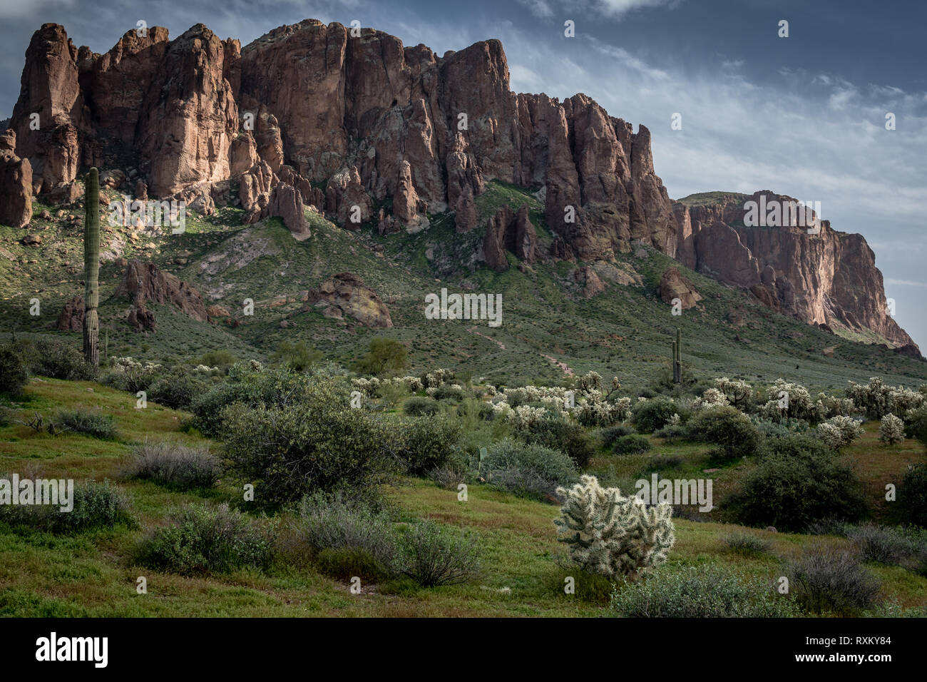 Lost Dutchman Goldmine Mystery Stock Photo - Alamy