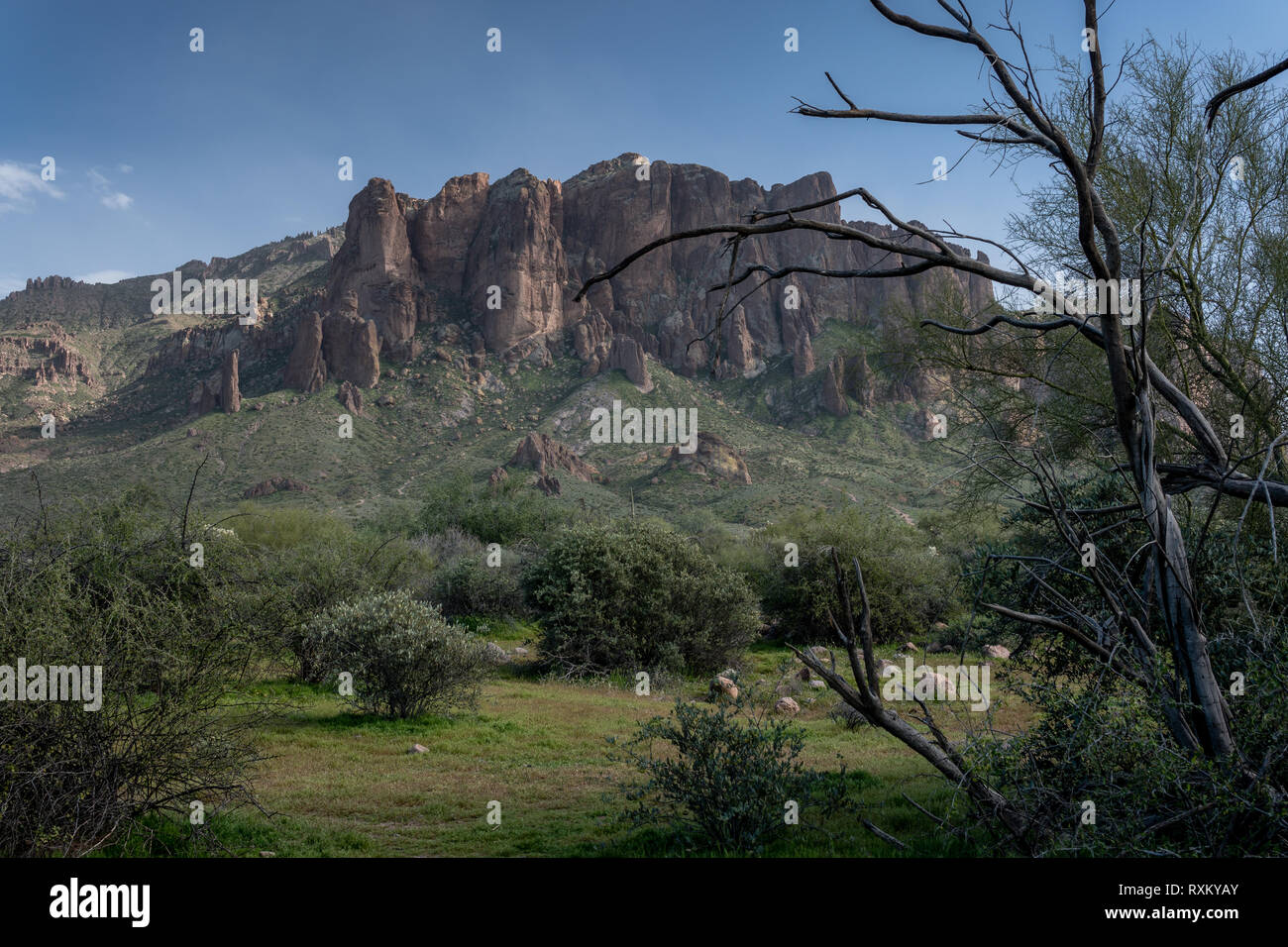 Lost Dutchman Goldmine Mystery Stock Photo - Alamy
