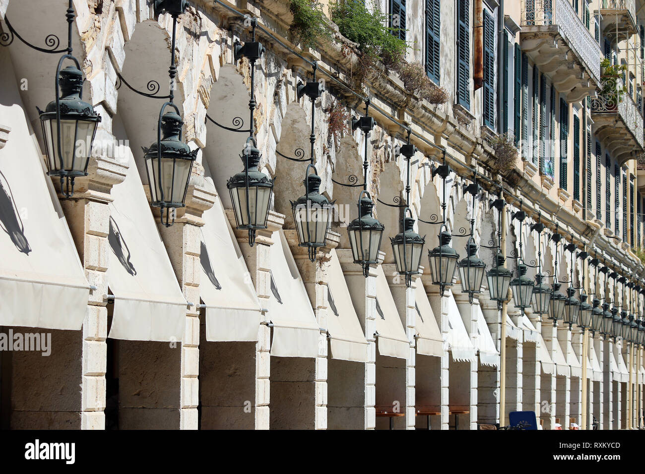 View of the arches of the liston hi-res stock photography and images ...