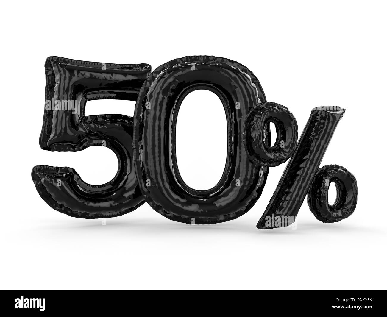 Fifty percentage sign Black and White Stock Photos & Images - Alamy