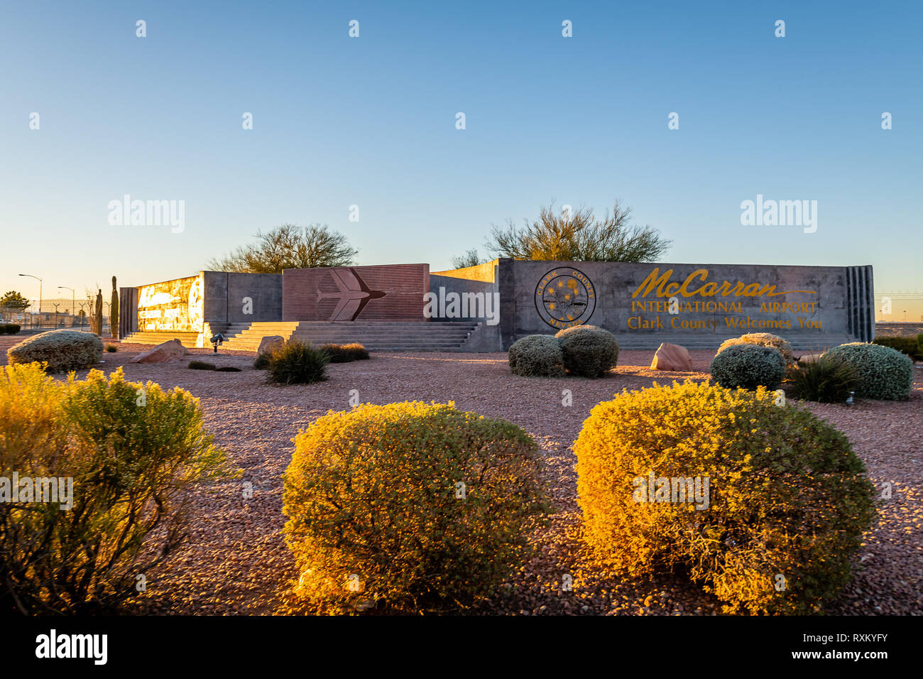 The McCarran Airport Stock Photo - Alamy