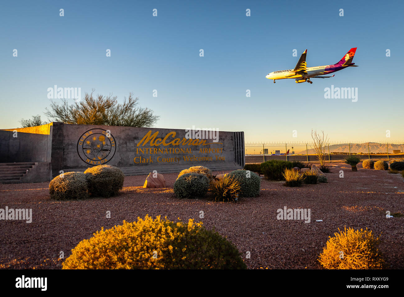 The McCarran Airport Stock Photo - Alamy