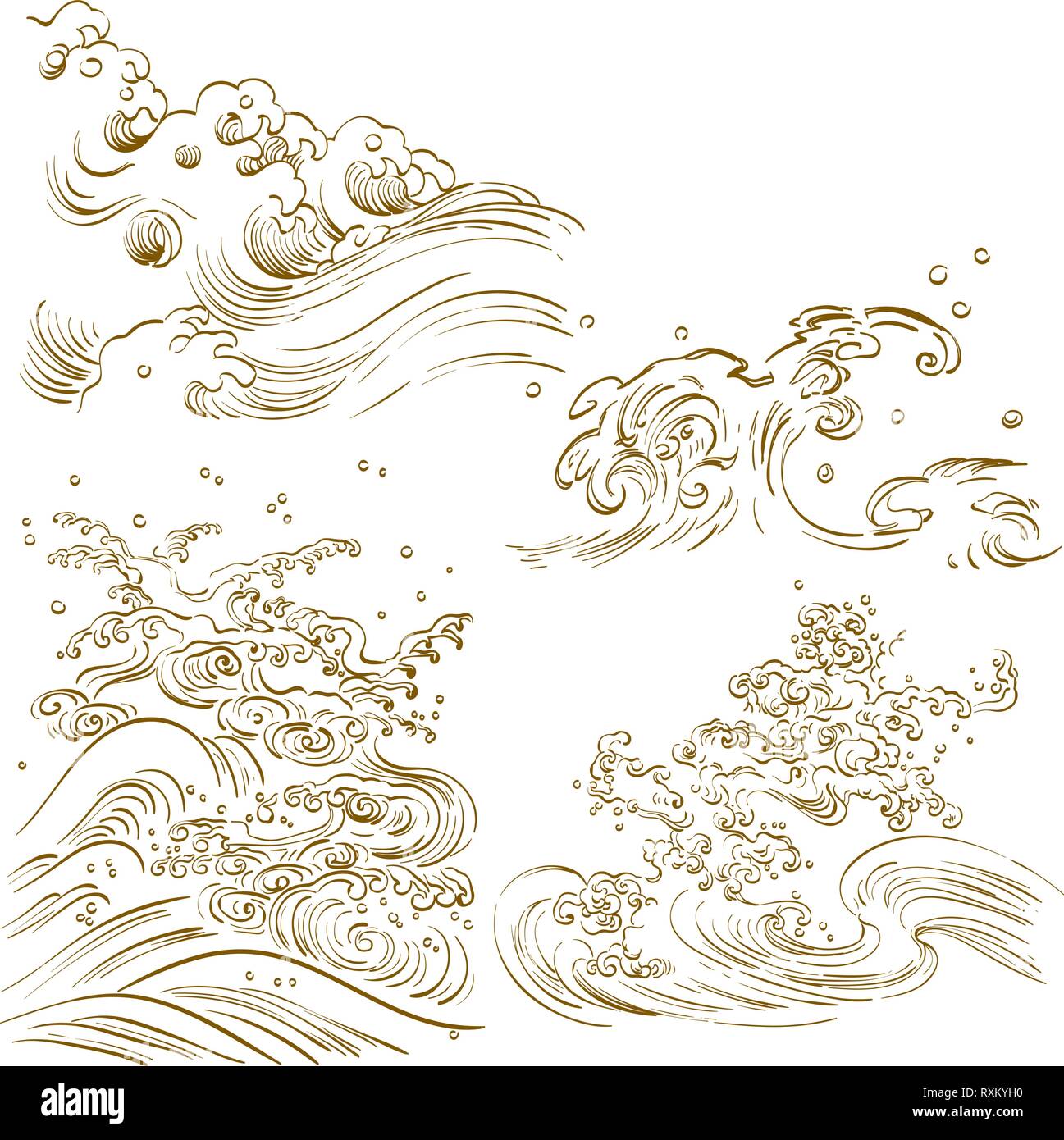 Asia spiral Stock Vector Images - Alamy