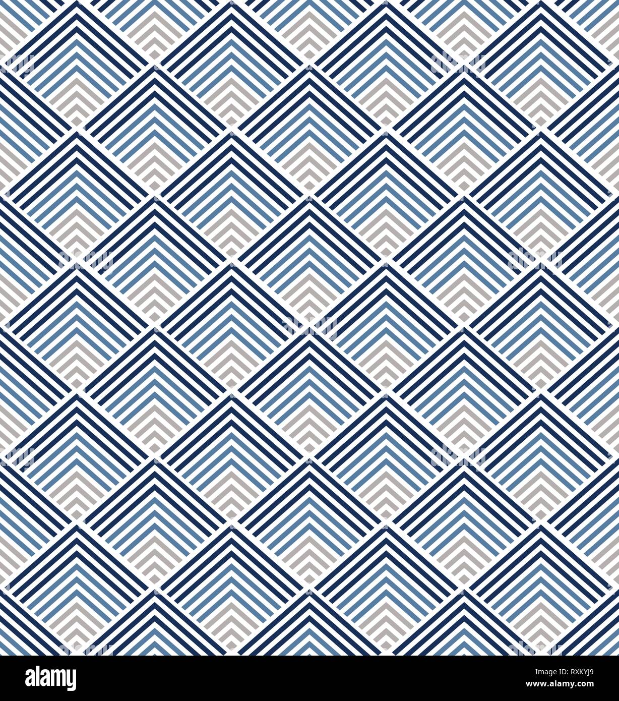 Geometric pattern vector. Blue Japanese background. triangle elements ...