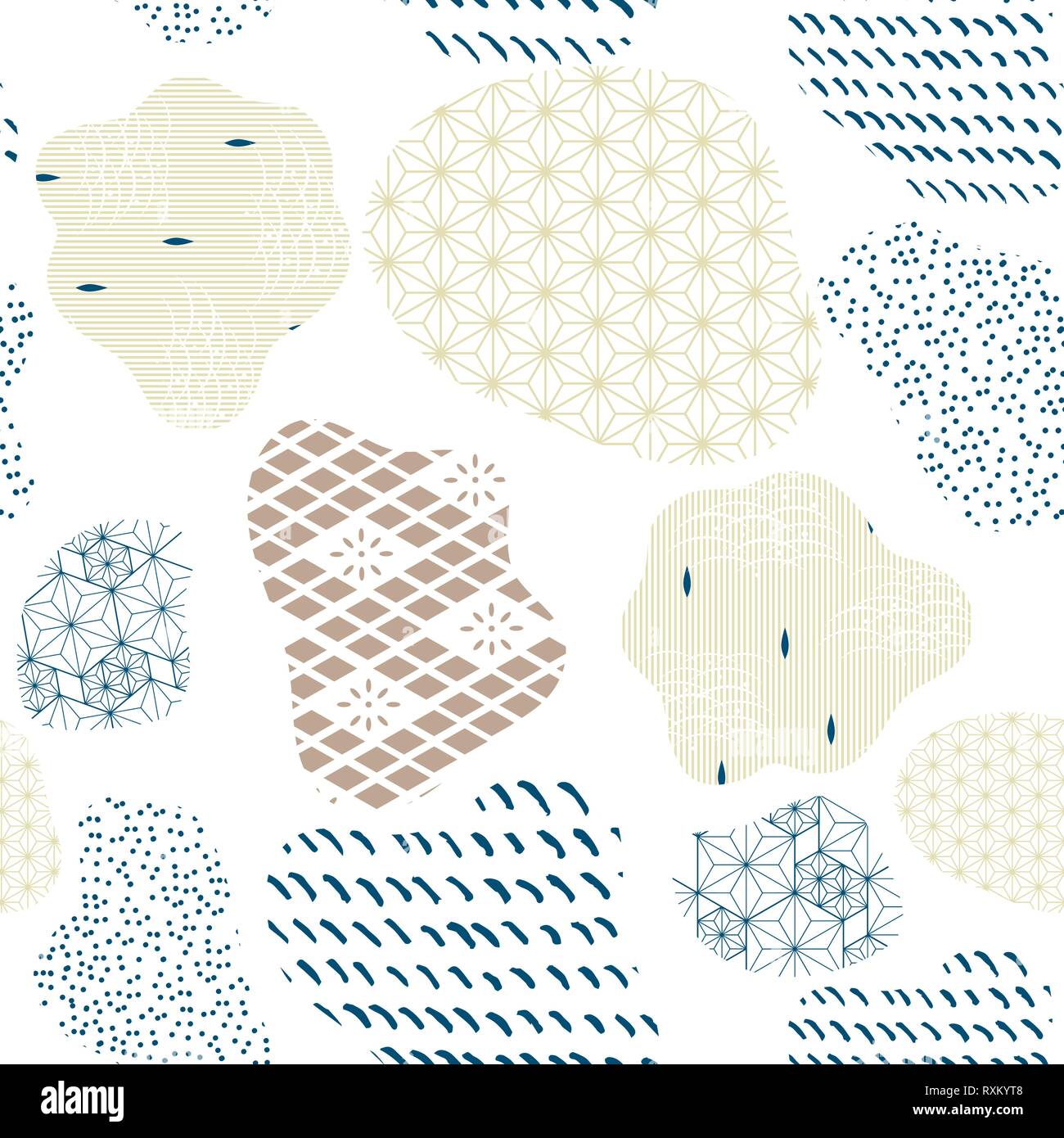 Traditional japanese seamless grid hi-res stock photography and images ...