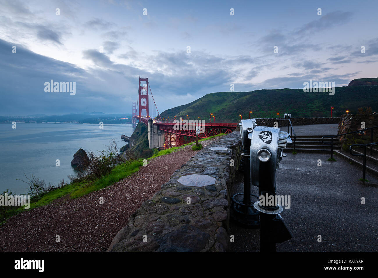 Sunrise from Vista Point Stock Photo - Alamy
