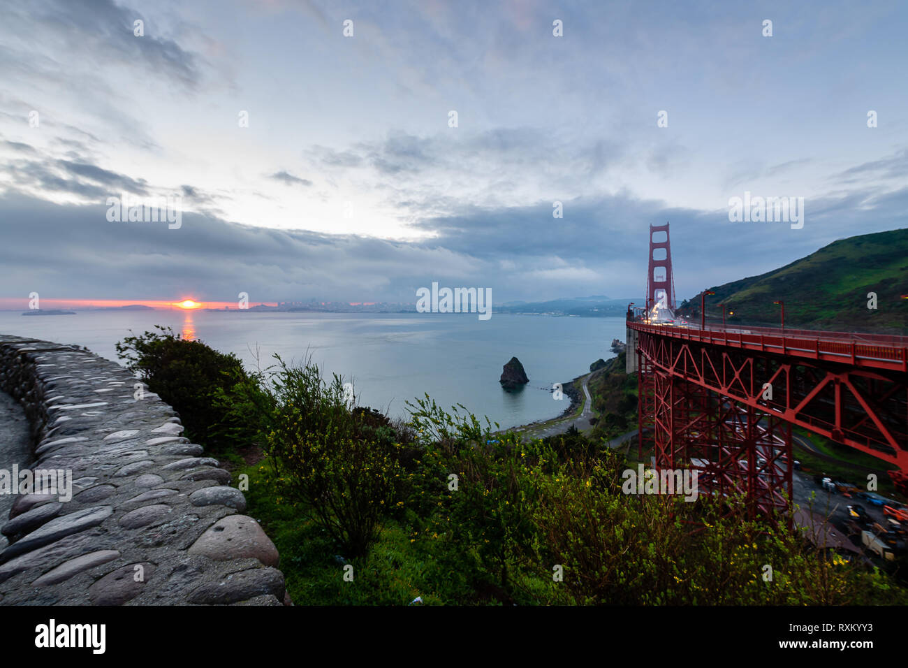 Golden gate bridge vista point hi-res stock photography and images - Alamy