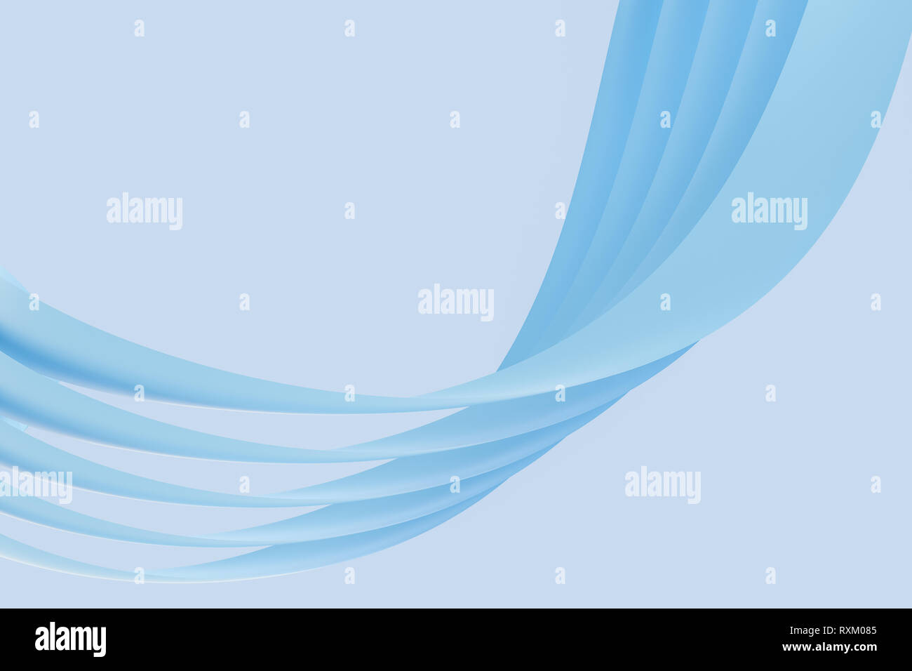 blue curve pattern, 3d rendering Stock Photo - Alamy