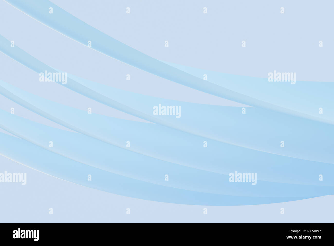 blue curve pattern, 3d rendering Stock Photo - Alamy