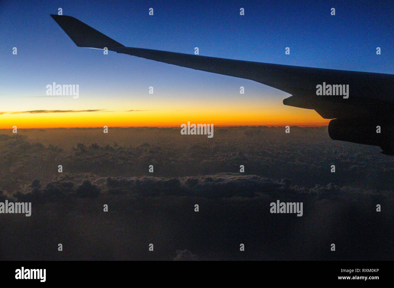 Aerial Sunrise over Brazil Stock Photo - Alamy