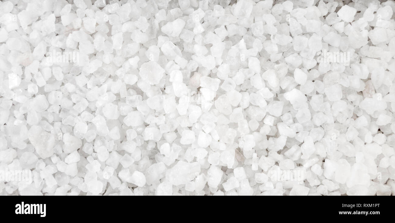 white salt crystals background. Natural seasoning texture. Natural ...