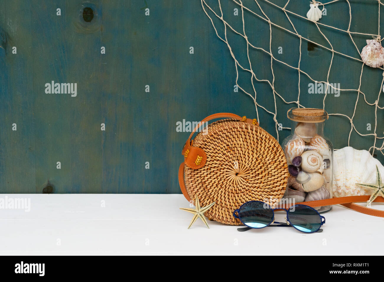 Summer sea still life Stock Photo - Alamy