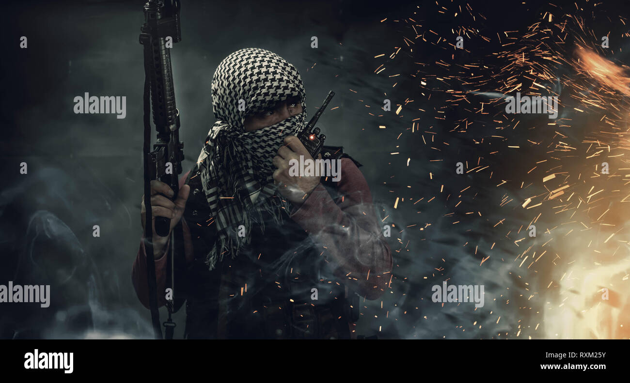Islamic jihad militant group hi-res stock photography and images - Alamy