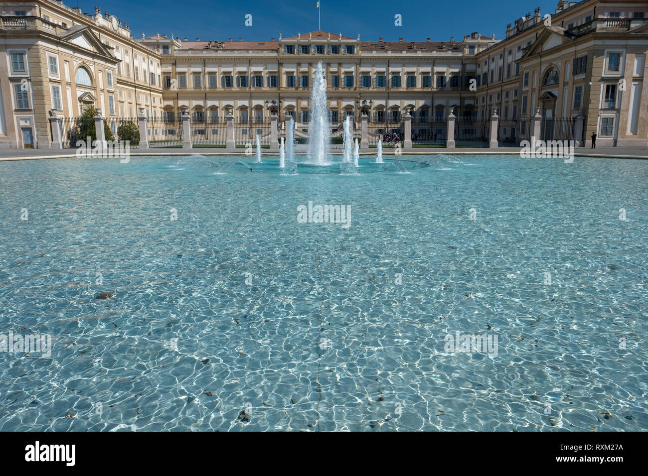 Monza (Lombardy, Italy) - Royal Palace, the exterior at fall Stock ...