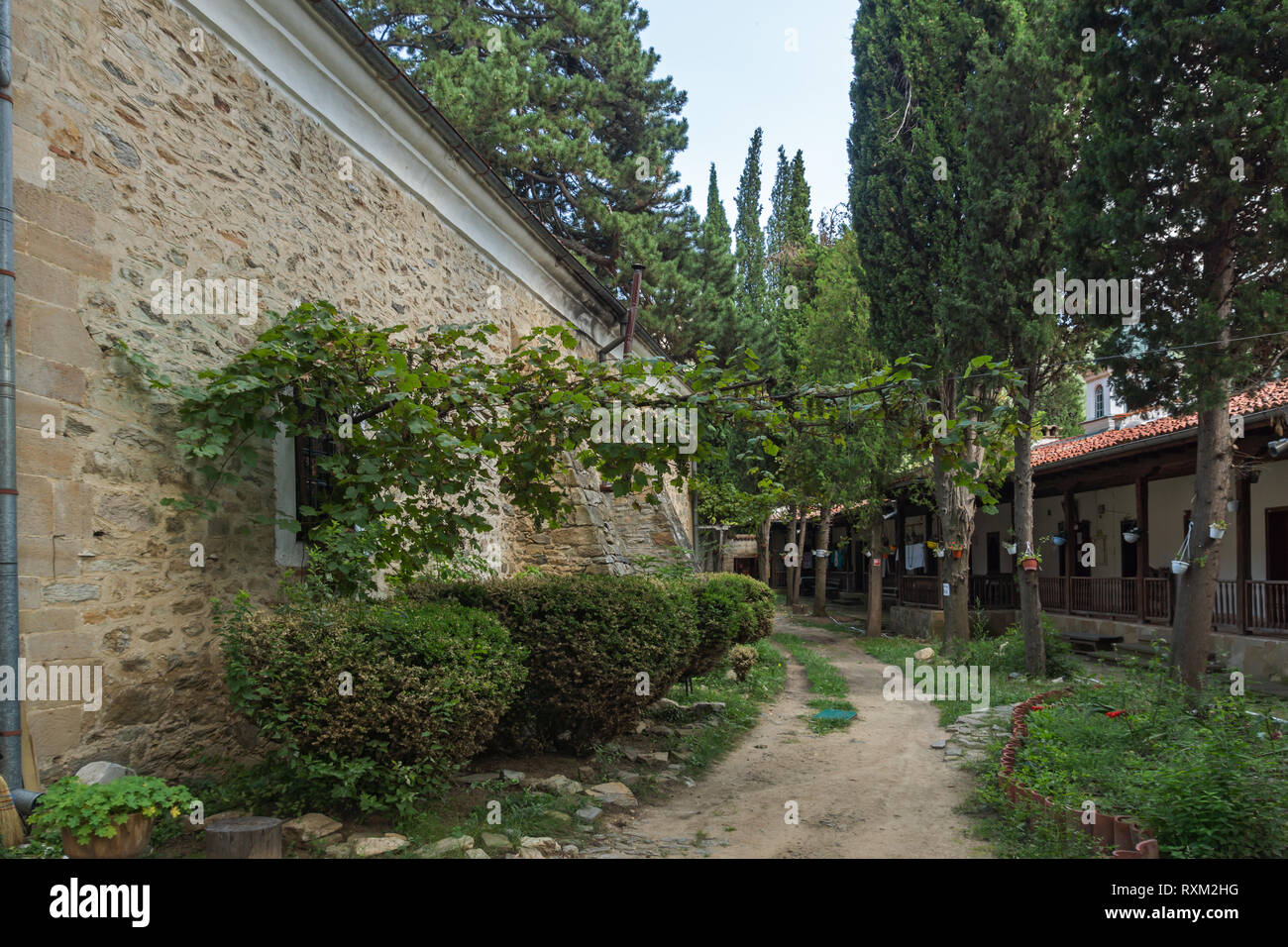 MAGLIZH MONASTERY, BULGARIA - AUGUST 5, 2018: Medieval Buildings in ...