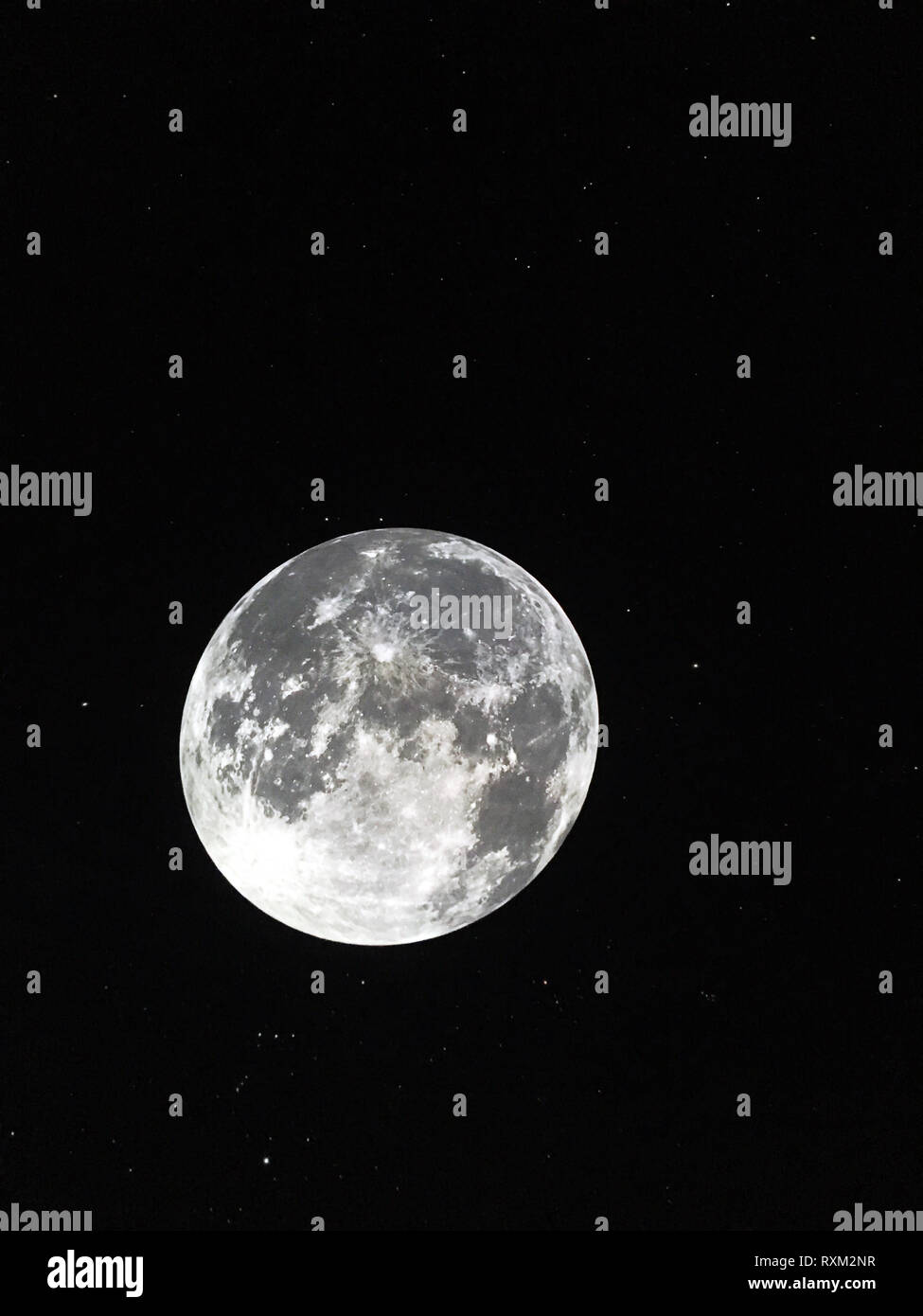 The Real Moon In Space