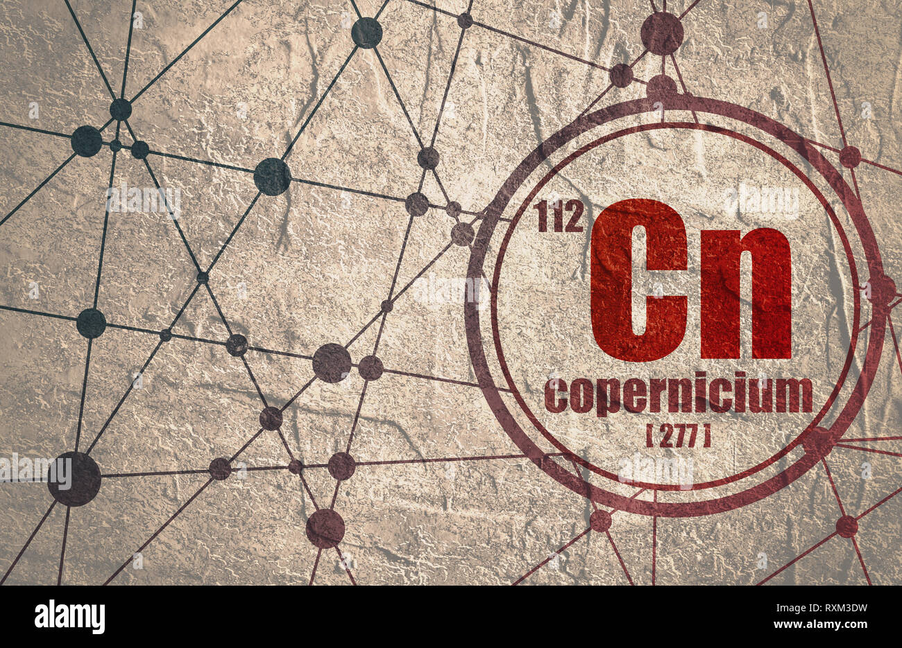 Copernicium chemical element Stock Photo - Alamy