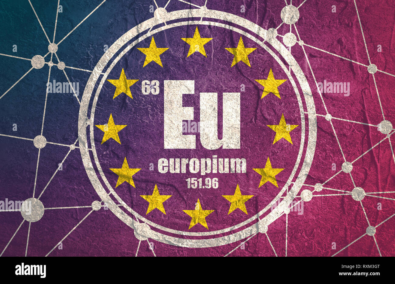 Europium element symbol number hi-res stock photography and images - Alamy
