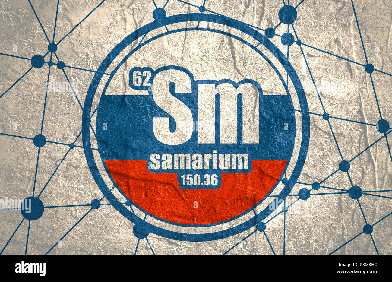 Samarium chemical element Stock Photo - Alamy