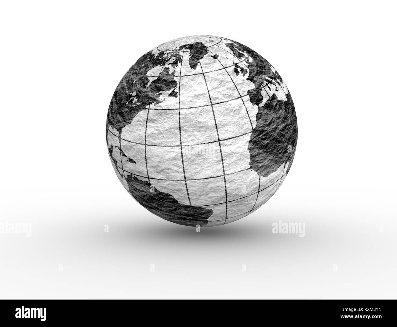 How To Draw Earth In 3d