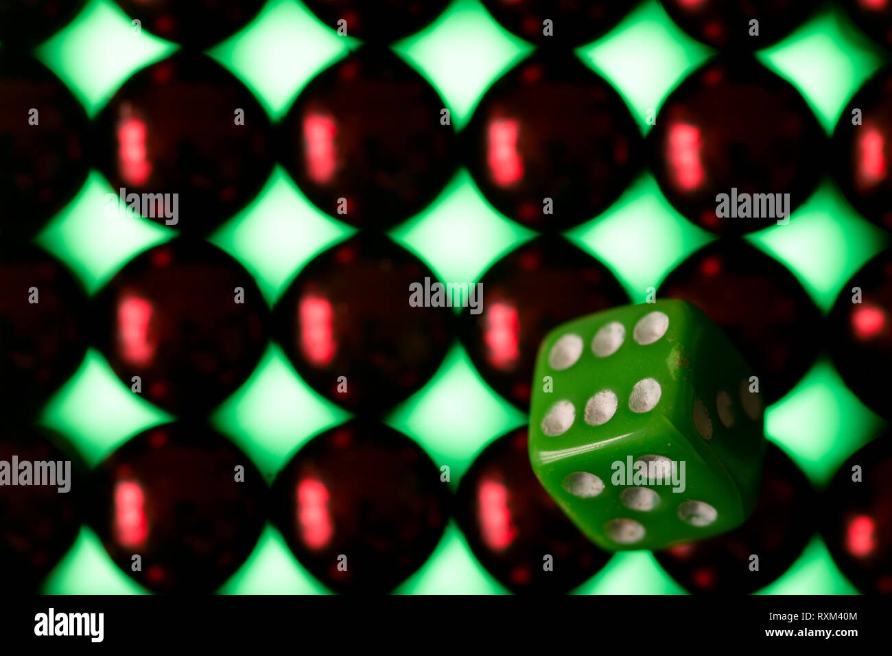 Dice on regular background Stock Photo - Alamy