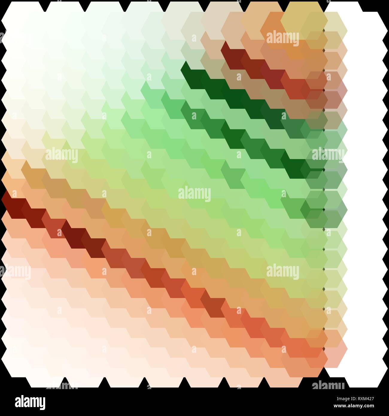 Constructive geometric pattern in shades of neon colors. The style in ...