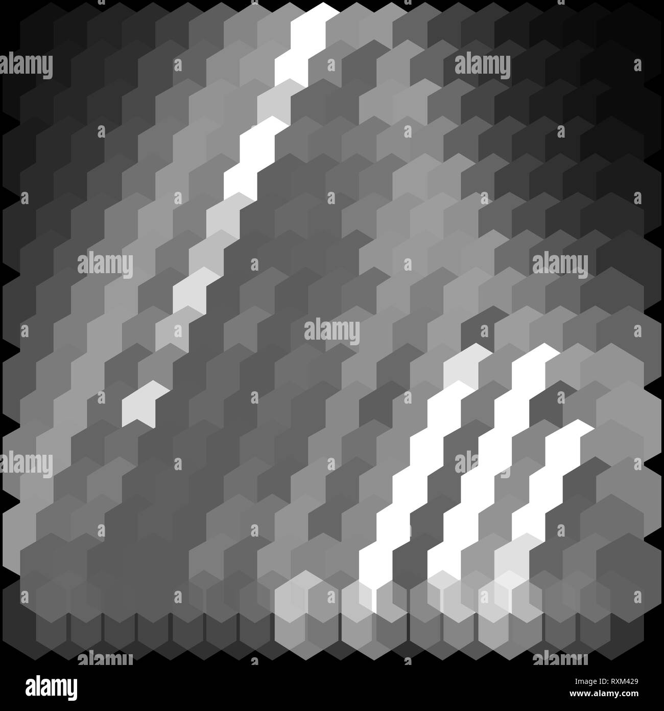 Constructive geometric pattern in shades of neon colors. The style in ...