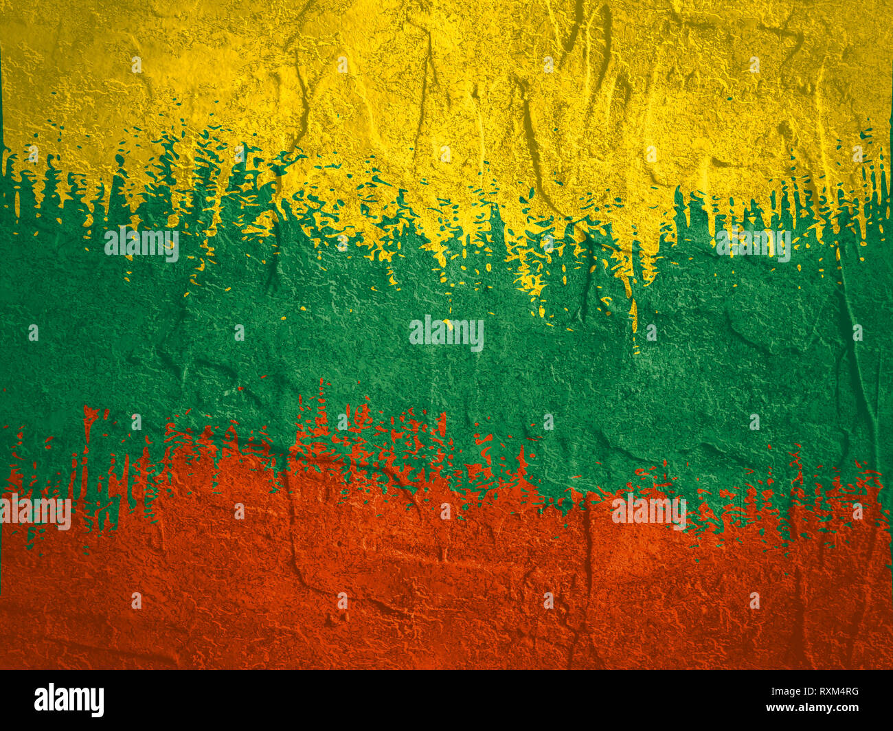 Lithuania flag design concept Stock Photo - Alamy