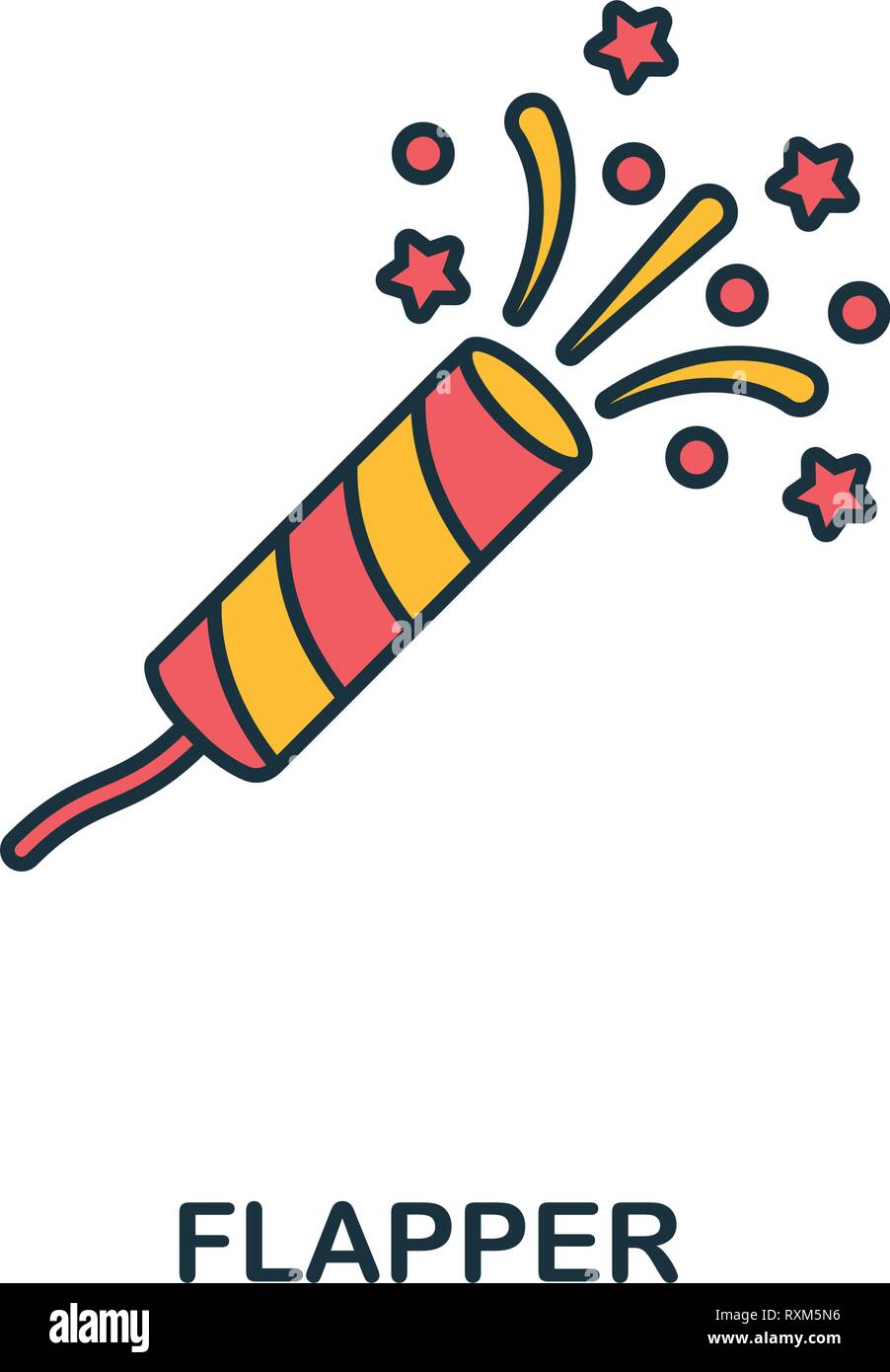 The perfect flapper Cut Out Stock Images & Pictures - Alamy