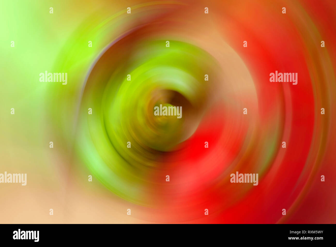 Abstract soft focus red and green circle background Stock Photo - Alamy