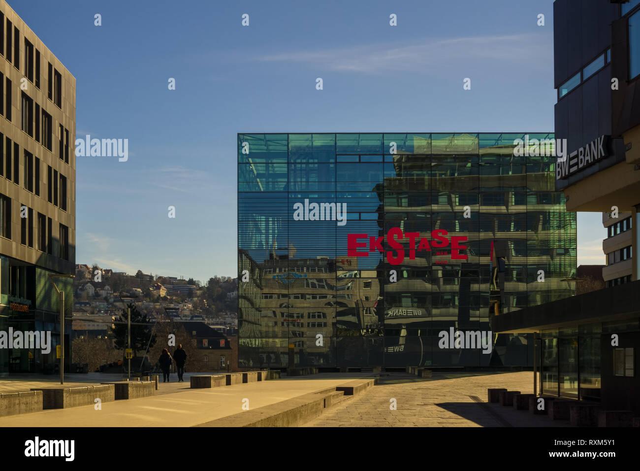 STUTTGART,GERMANY - FEBRUARY 24,2019:Kleiner Schlossplatz This is the ...