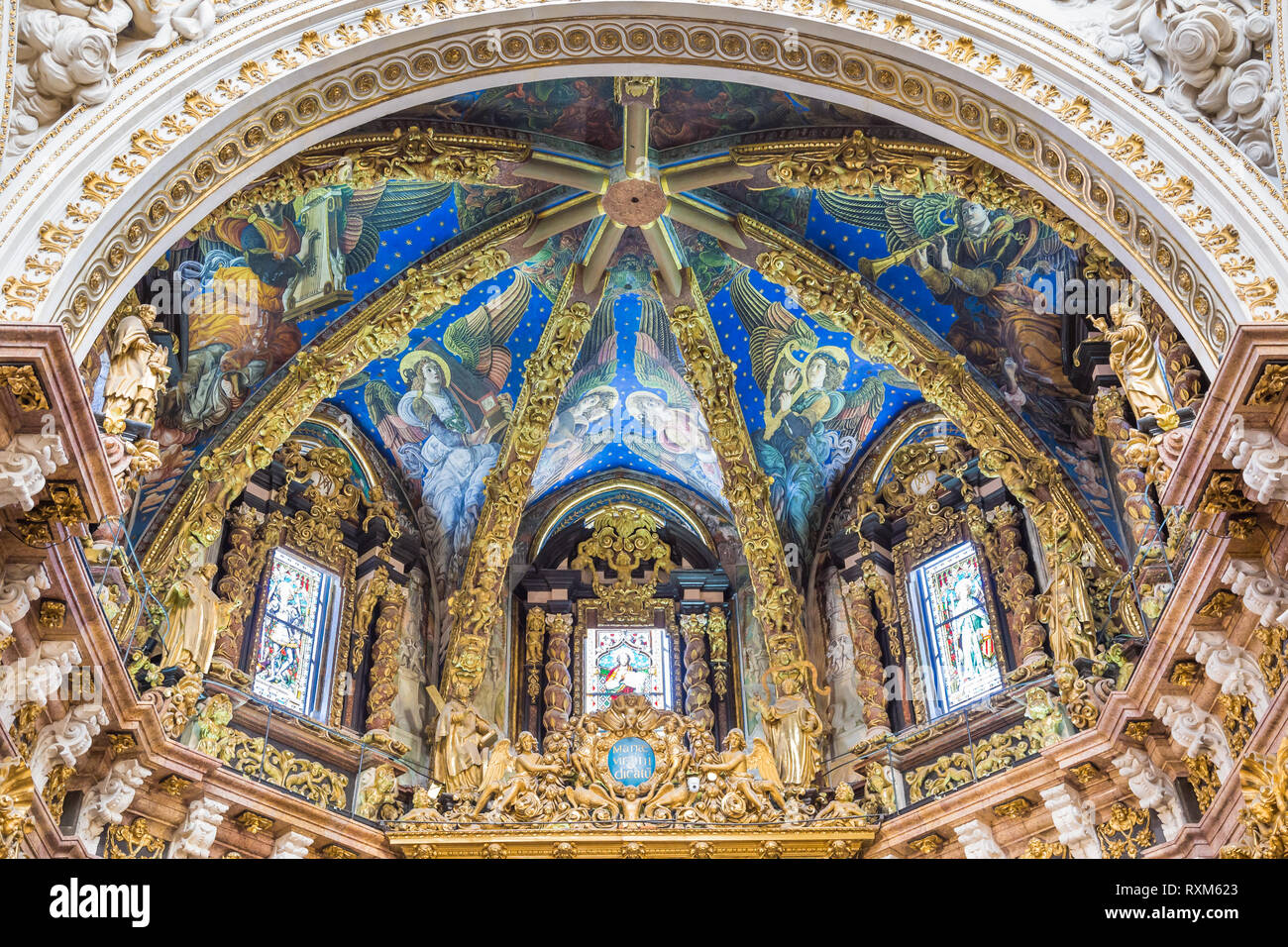 Valencia,Spain December 02, 2016: Interior of the Metropolitan ...