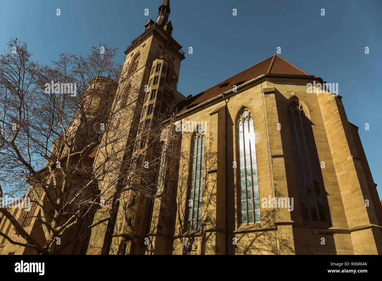 An old gothic church in Germany Stock Photo - Alamy