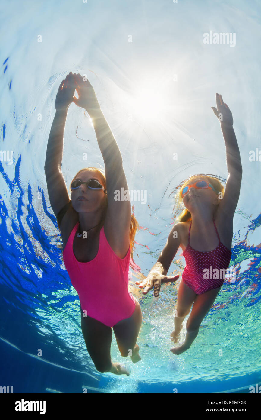 Baby Swimming Underwater High Resolution Stock Photography and Images ...