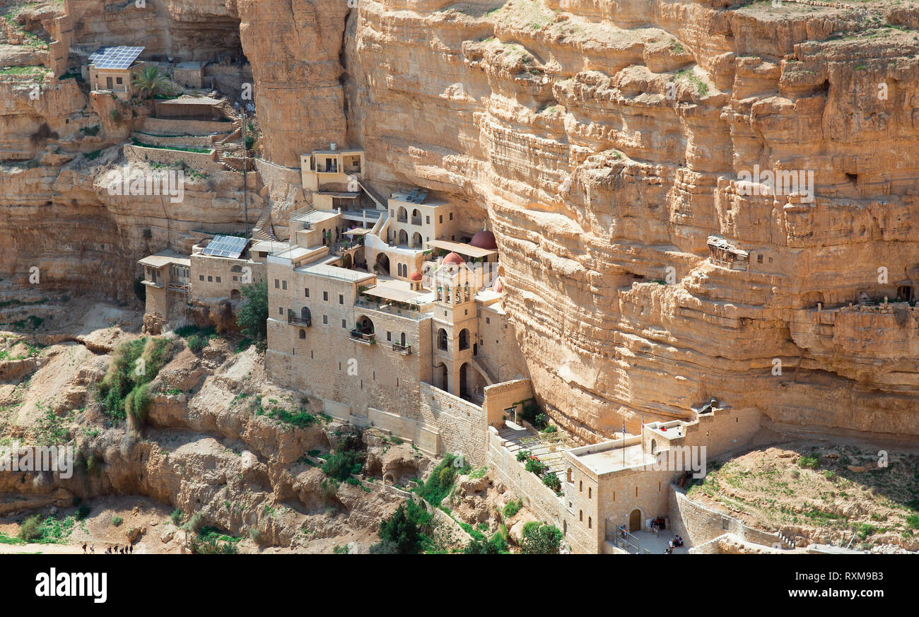 Panorama of Wadi Qelt in the Judean Desert Israel Stock Photo - Alamy