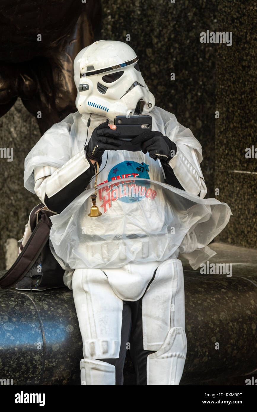 Actor in costume taking a break hi-res stock photography and images - Alamy