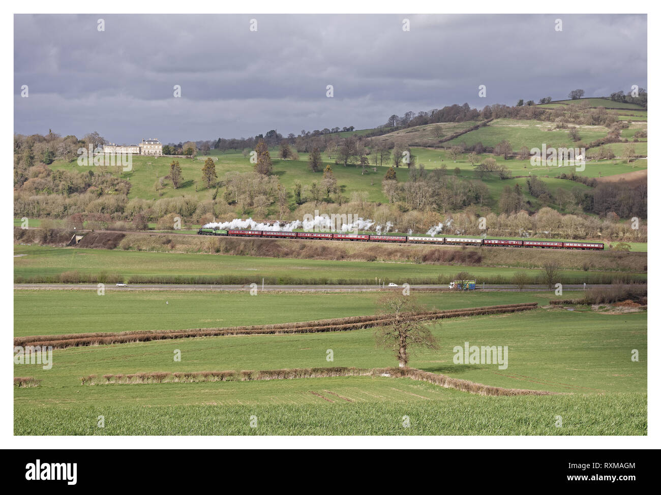 The Imaculate 61306 Mayflower steam locomative on the catherdrals ...