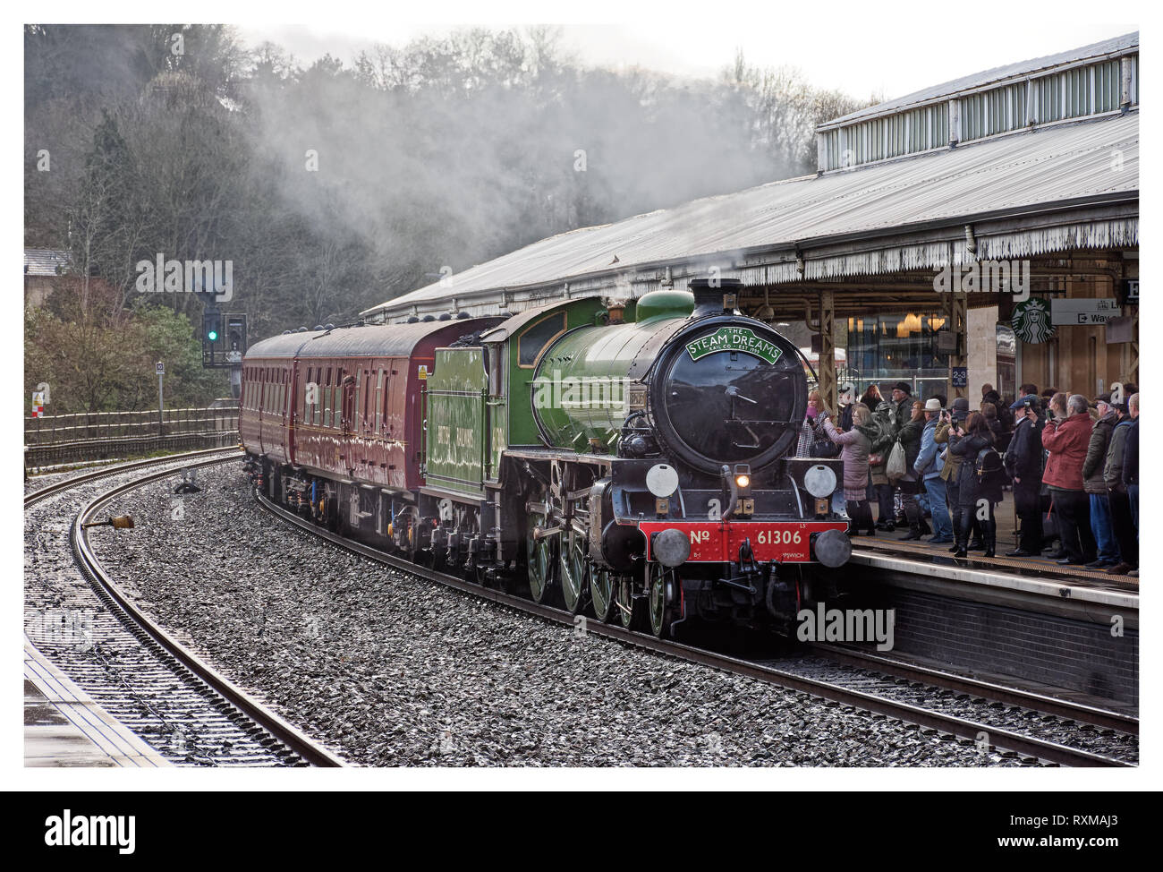 Mayflower steam train hi-res stock photography and images - Alamy