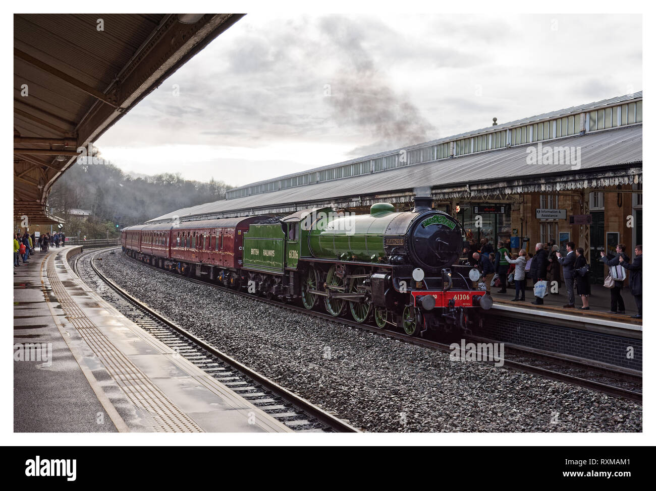 Mayflower steam train hi-res stock photography and images - Alamy
