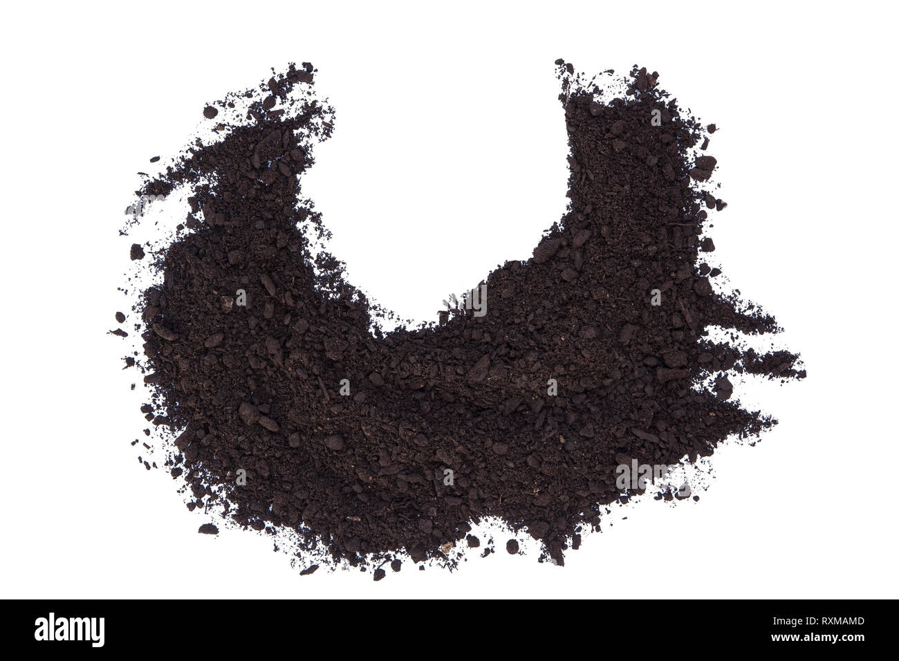 Soil texture background Cut Out Stock Images & Pictures - Alamy