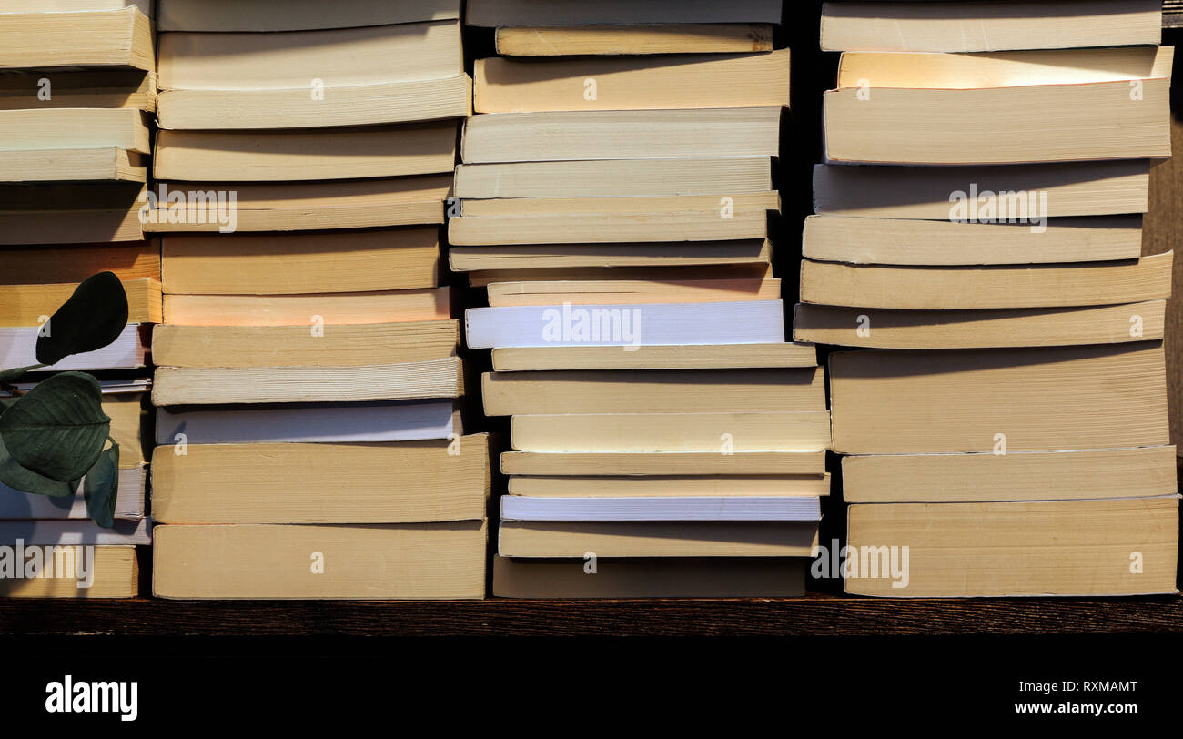 books in a row of Stock Photo - Alamy